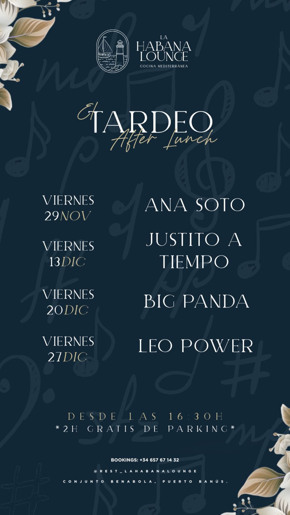 Live Flamenco by the Mediterranean: After Lunch Vibes at La Habana ...